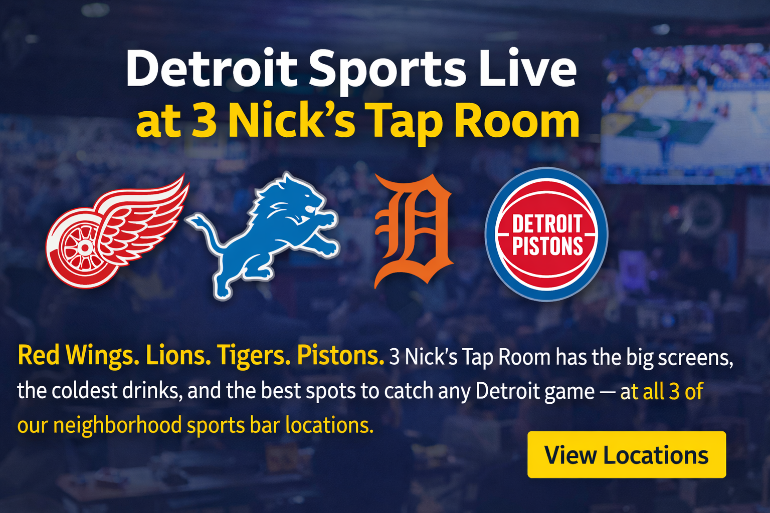 3 Nicks Sports Bars-Southgate-Allen Park-Dearborn